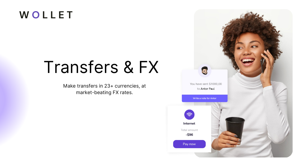 Transfers & FX - Wollet